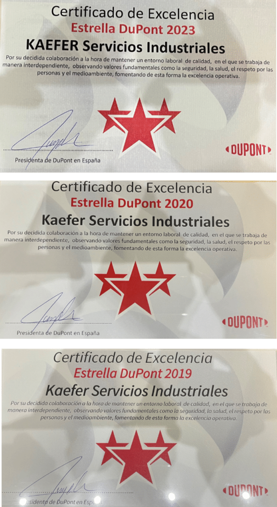 KAEFER Servicios Industriales recibe en 2023 el reconocimiento ...